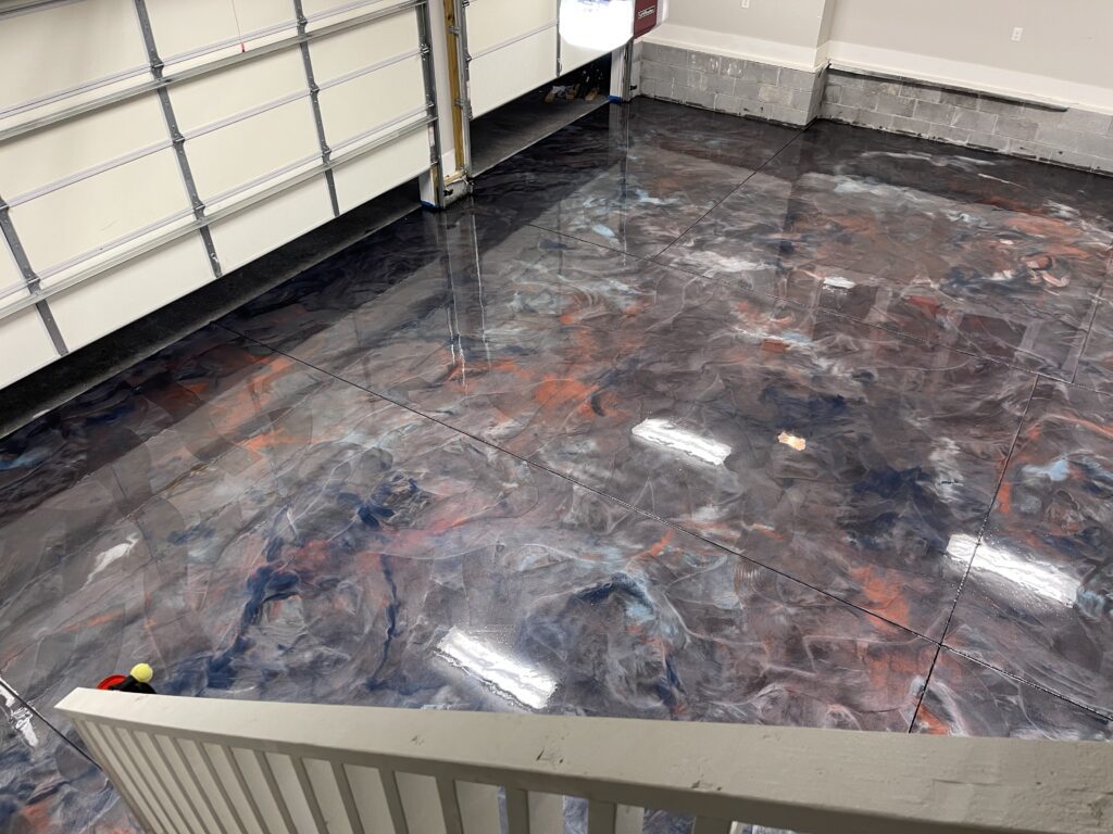 Metallic Epoxy Coatings - 615 Epoxy and Seal